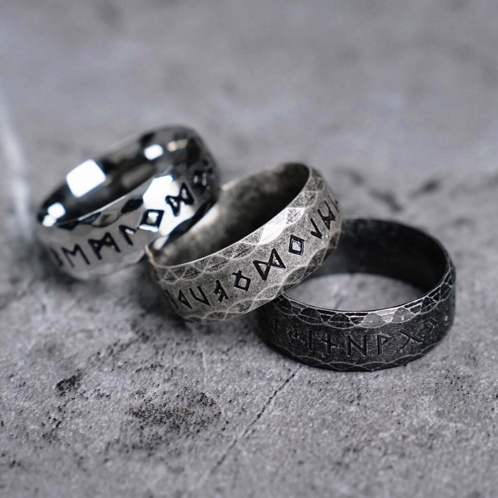 Nhẫn nam Mercury Rune V1 - Mercury Jewels