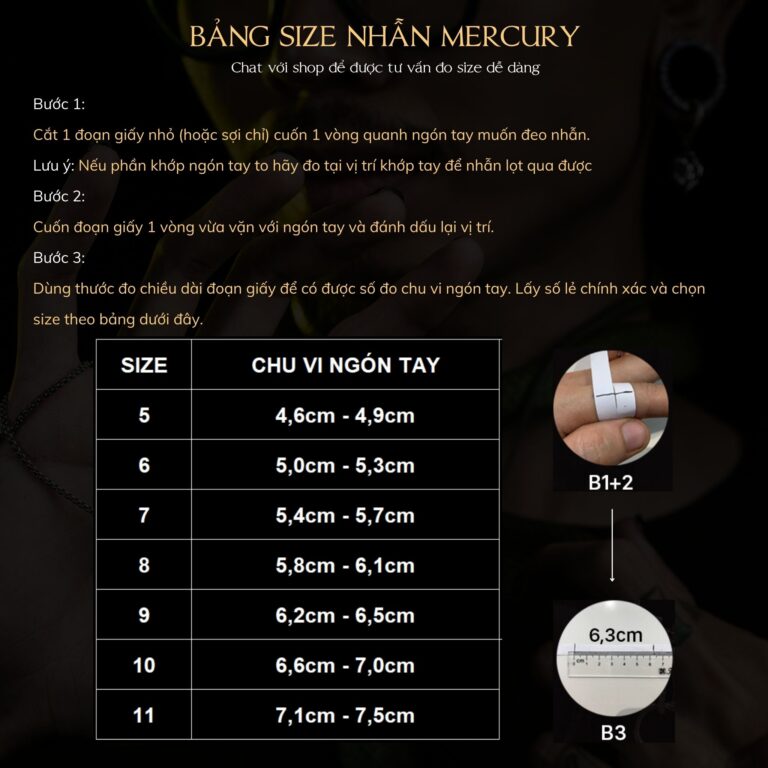 Nhẫn Bạc 925 Mercury The Scarlet